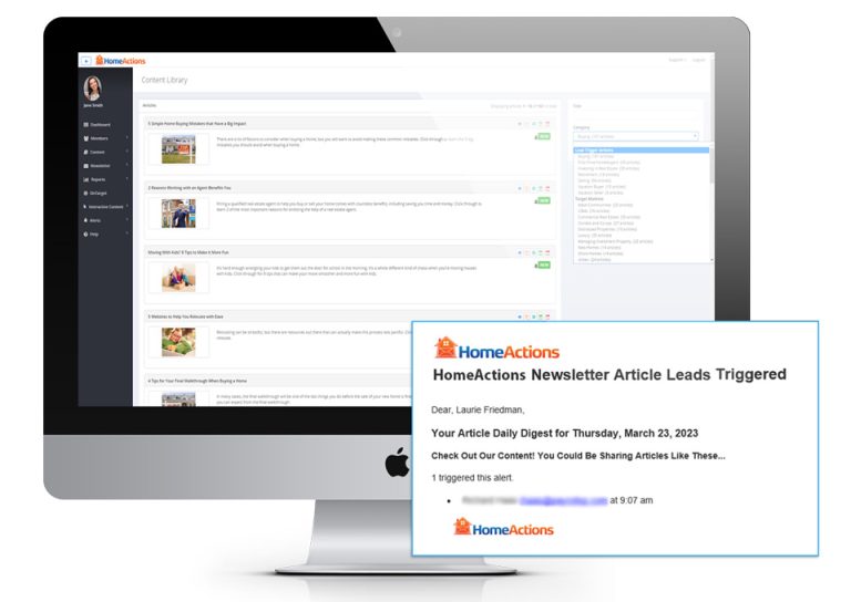 Lead Trigger Articles - HomeActions™